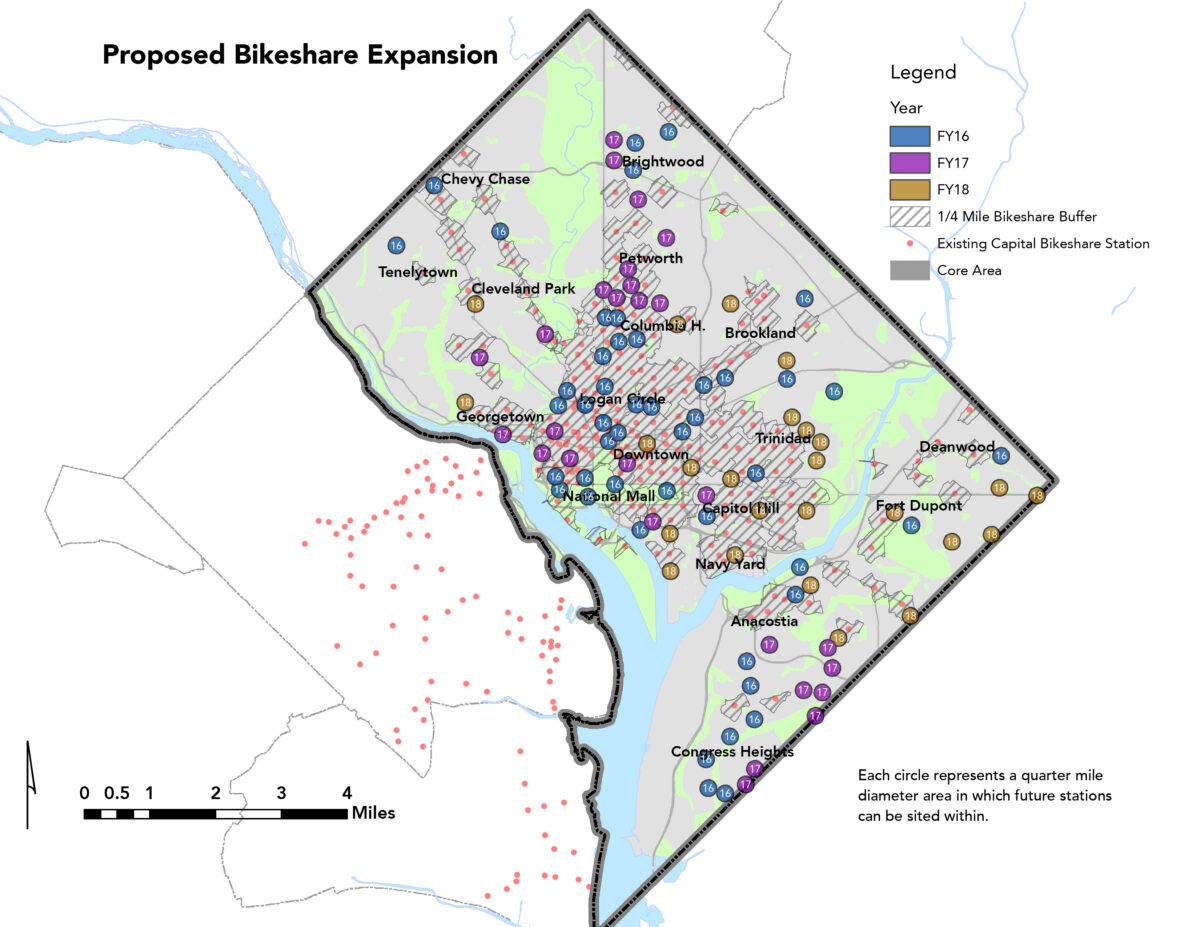 DC Capital Bikeshare Expansion Plan • Foursquare ITP