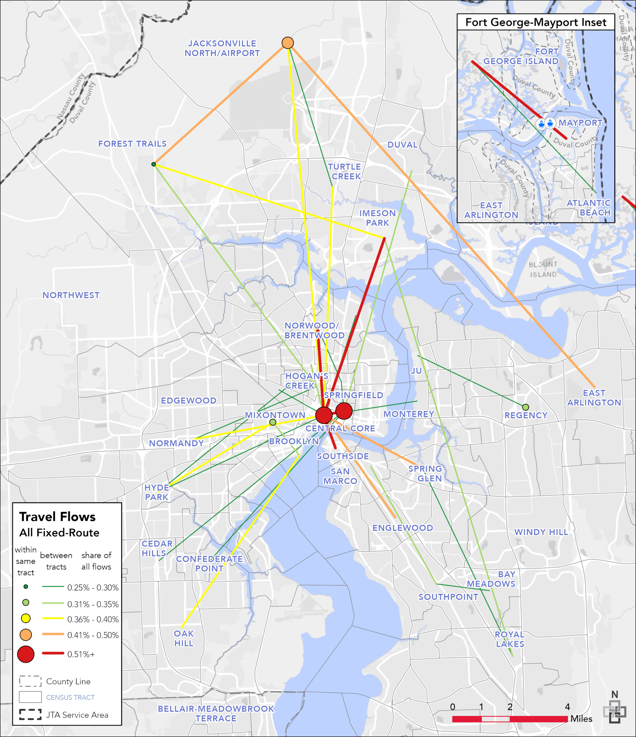 JTA Origin-Destination Study - Foursquare ITP
