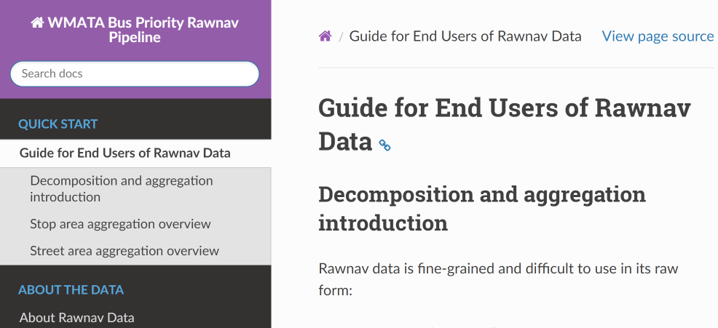 WMATA Bus Priority Datamart • Foursquare ITP